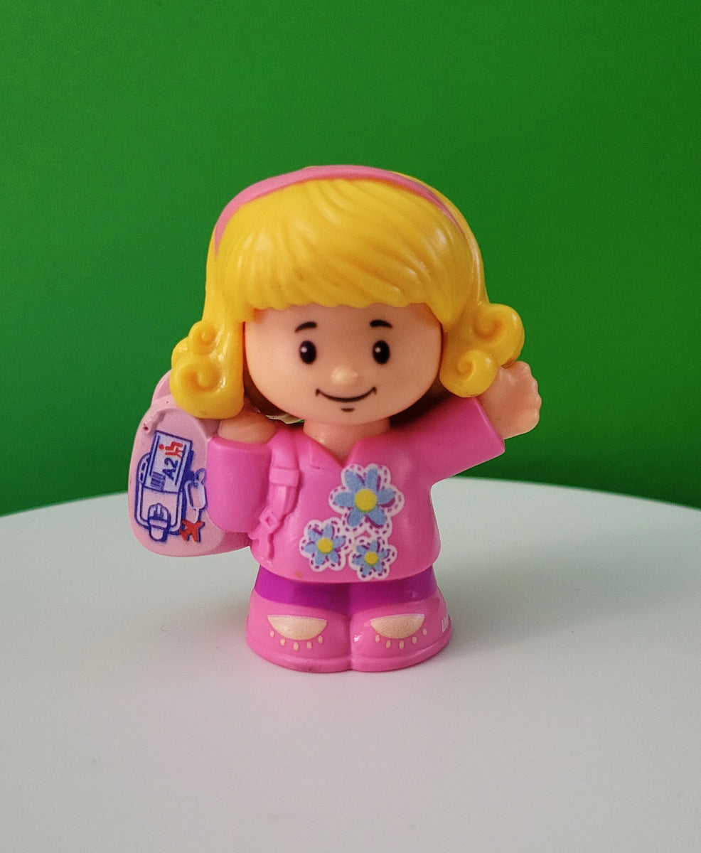 Fisher Price Little People Emma in Pink with Backpack| Play it Again Toyz